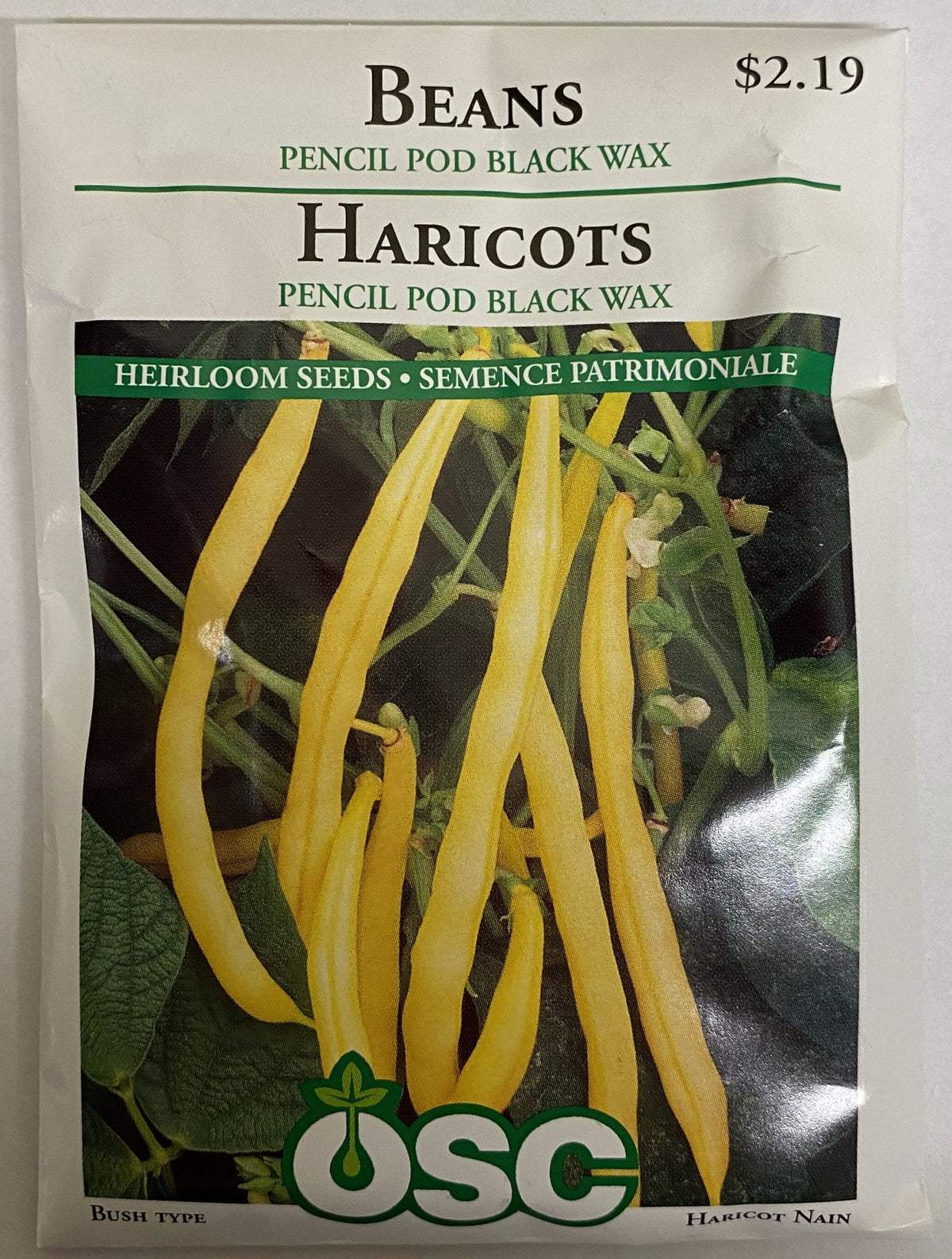 Beans - Pencil Pod Black Wax - Satellite Garden Centre – Satellite ...