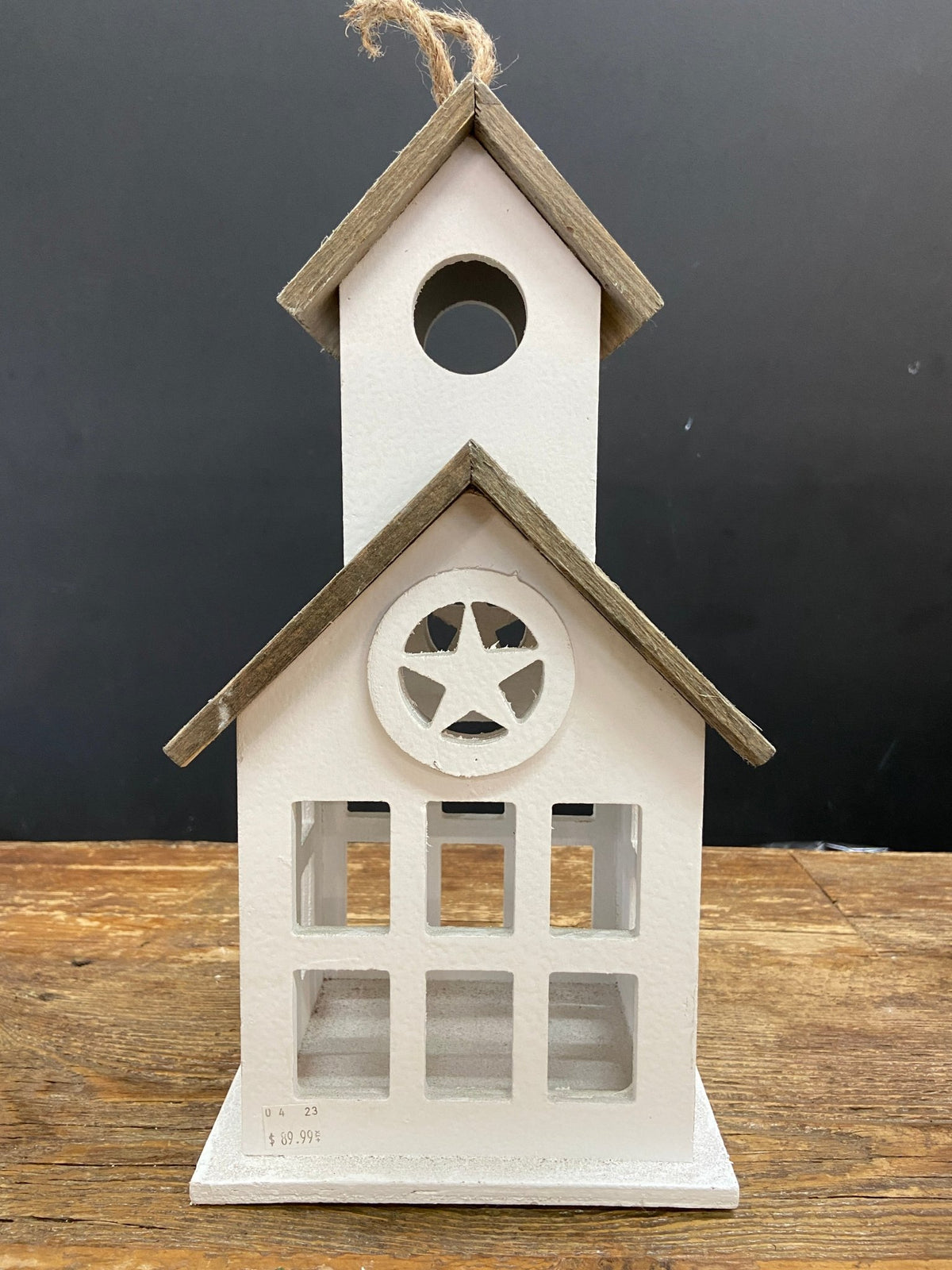 Lantern with Birdhouse - Satellite Garden Centre – Satellite Garden Centre